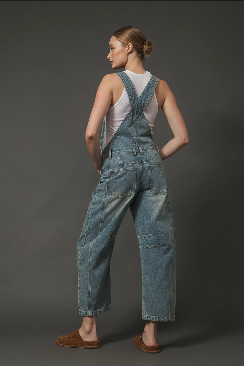 relaxed denim overalls – Meghan Ashley Designs