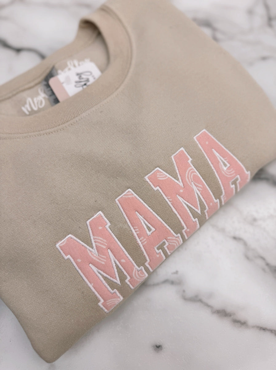 custom embroidered mama sweater | using your baby's clothing – Meghan ...